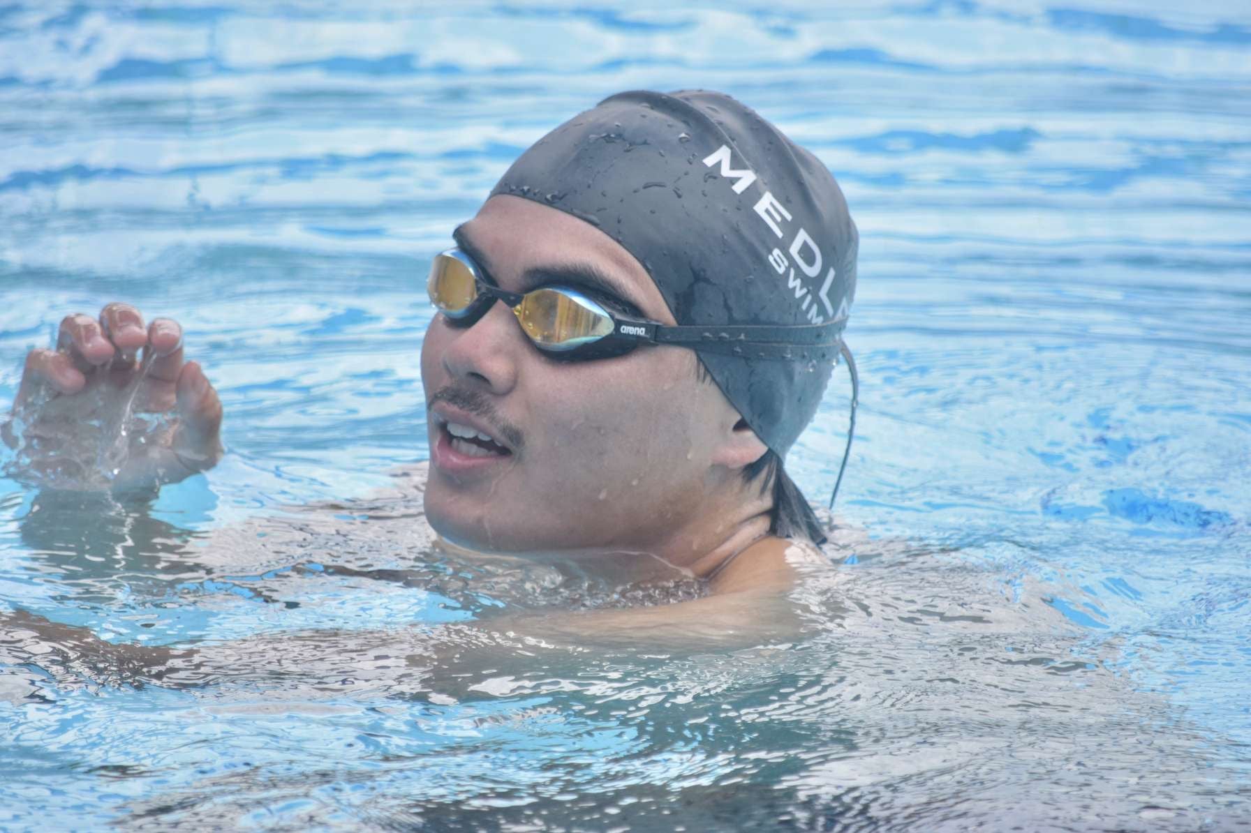 BLACK MEDLEY SOLID LOGO CAP – Medley Swim